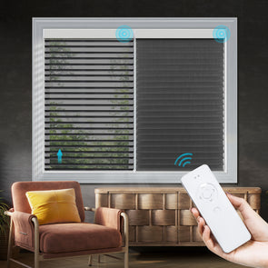 Motorized Shangri-La Shades | Go Smart Blinds