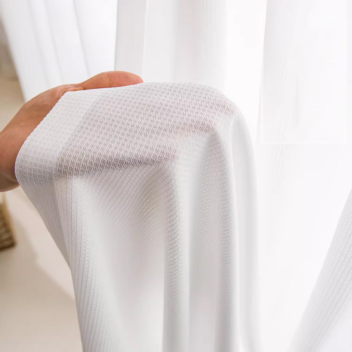 MIRROR Custom Motorized Sheer Curtains | Go Smart Blinds