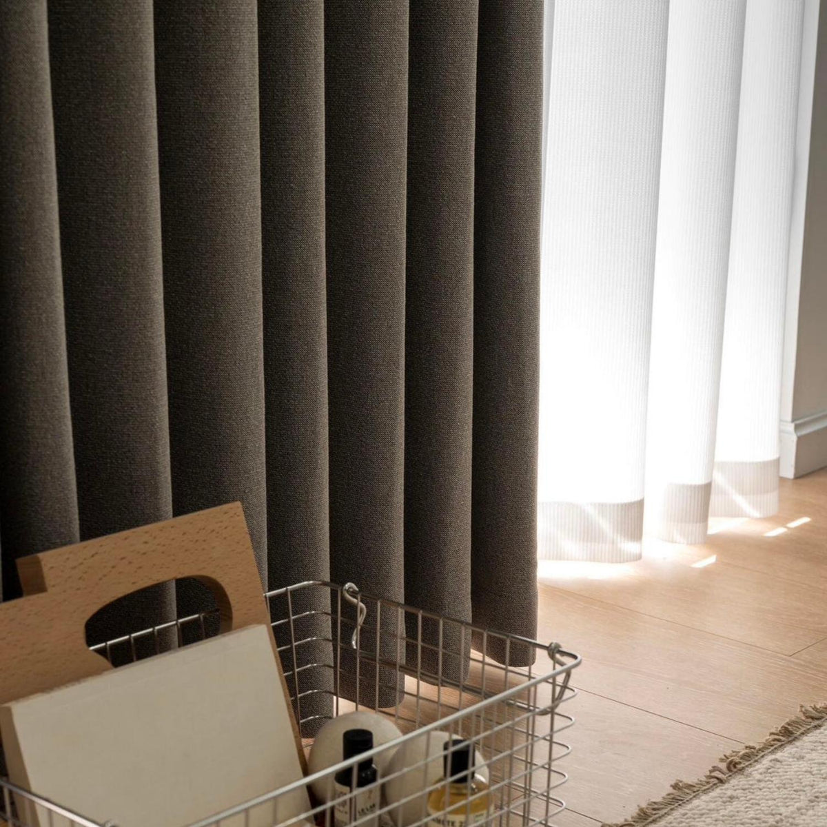 NUIT Custom Motorized 100% Blackout Curtains | Go Smart Blinds